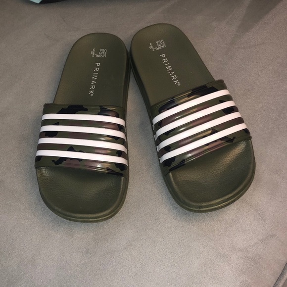 Primark | Shoes | Slides Camo Print | Poshmark